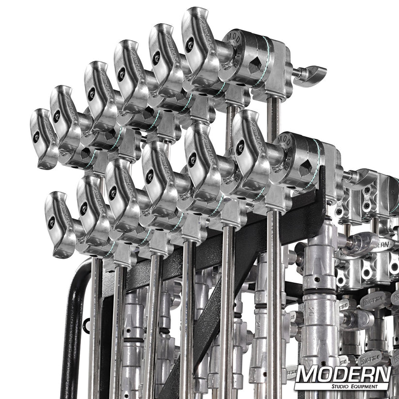 C-Stand Cart Complete with 12 C-Stands | Modern Studio Equipment ...