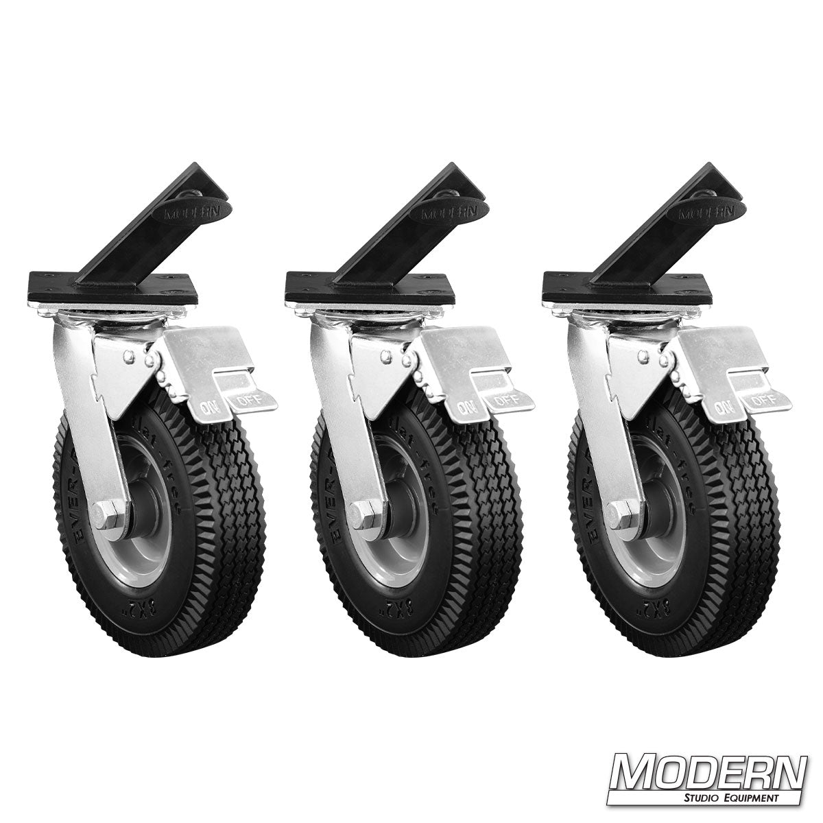 EZ Roller Combo Wheels (Set of 3) | Stand Wheels with Brakes | Modern ...