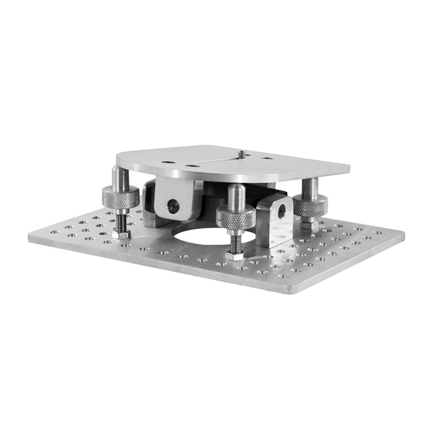 4-Way Leveling Camera Mount with 3/8" Slot – Modern Studio Equipment.